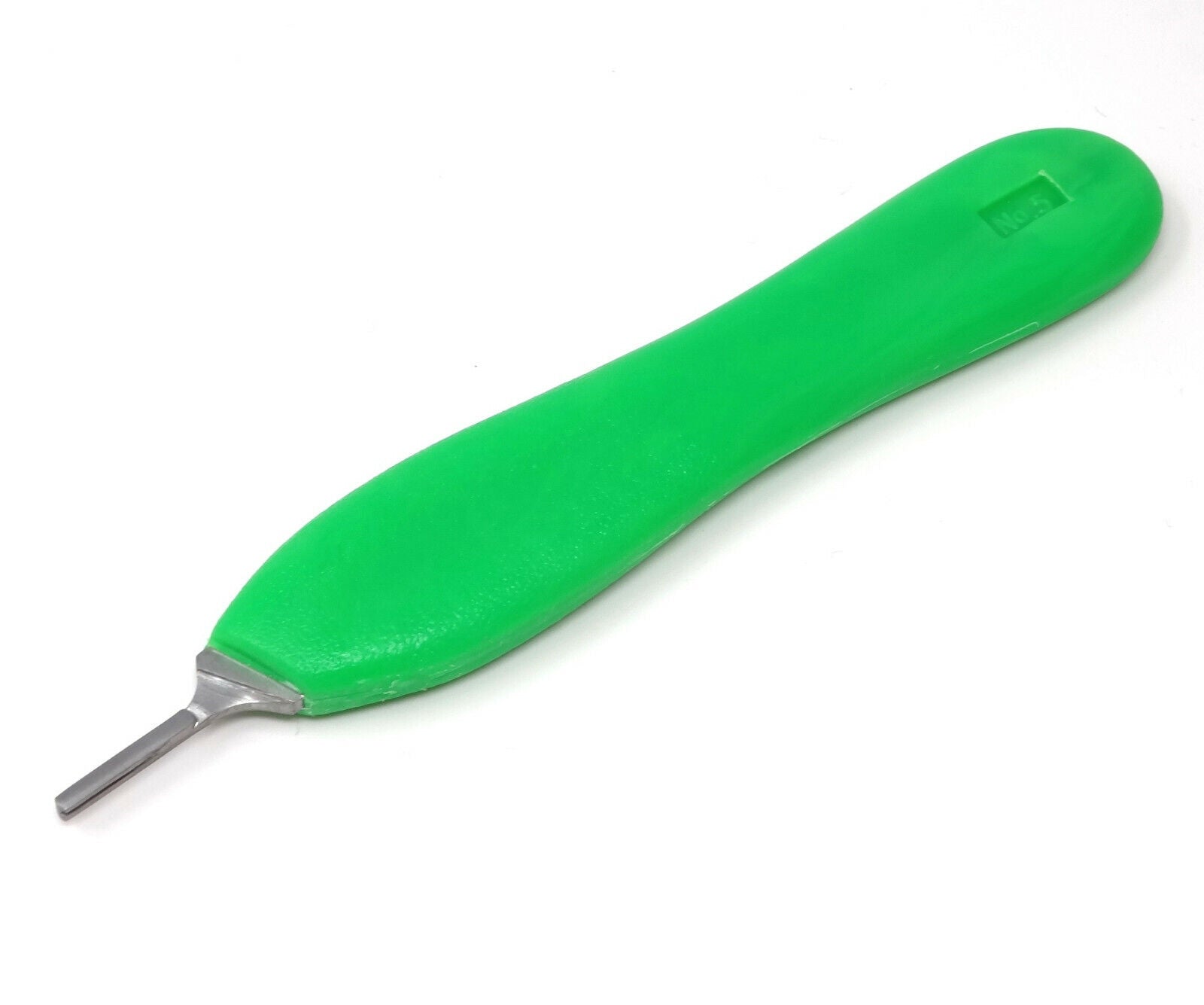 Scalpel Handle #5 , Plastic Grip Handle with Stainless Steel Tip (Fits ...